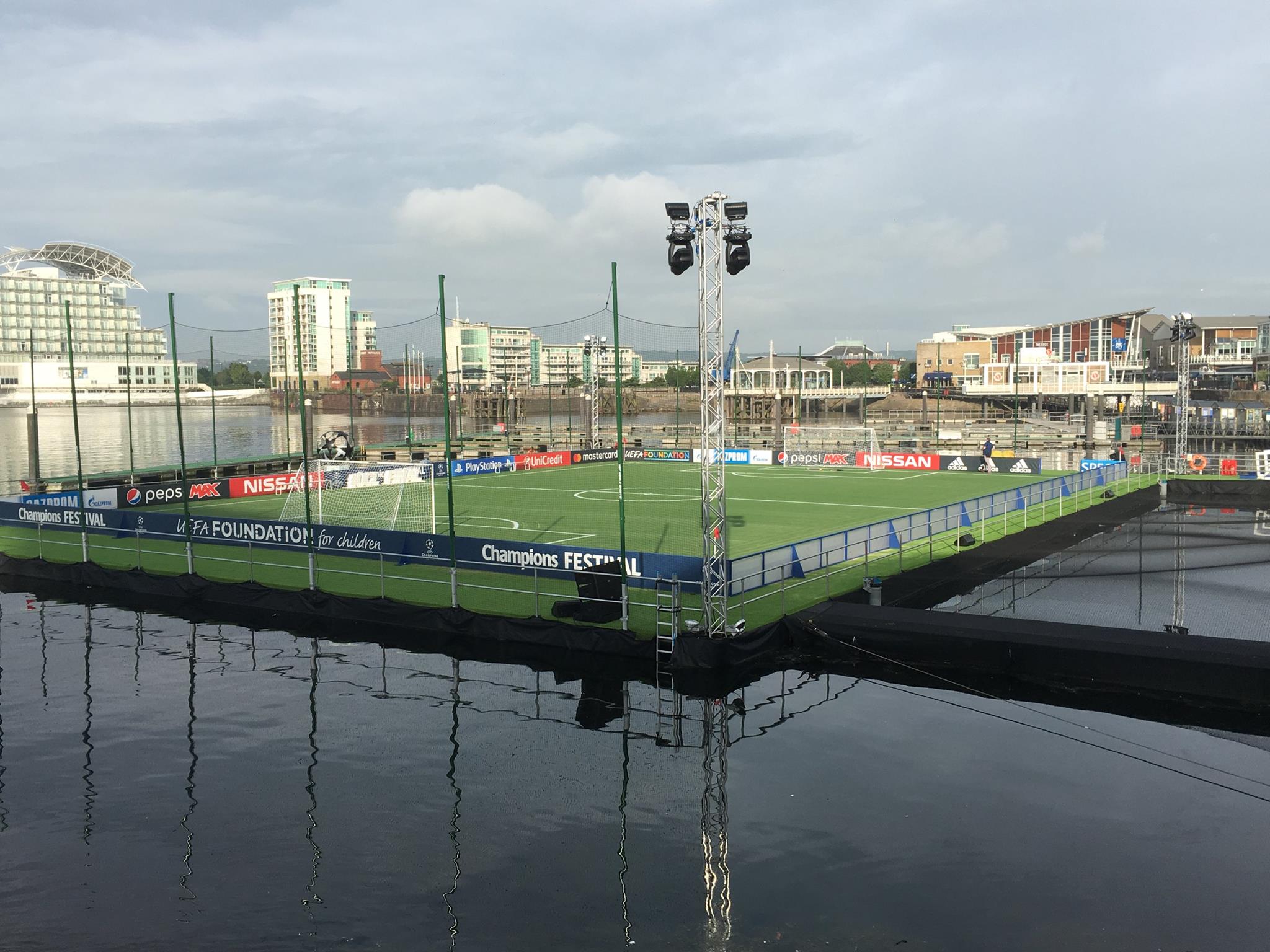 UEFA Champions League Festival – Floating 3G Pitch – Inscapes